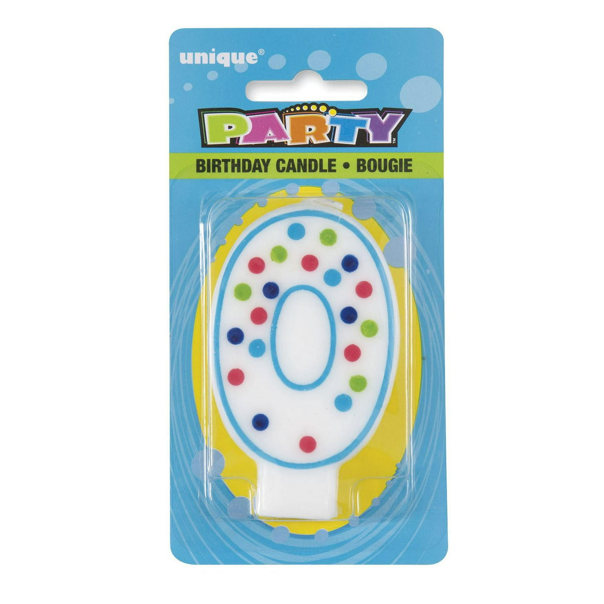 Click here for Unique Pretzels Polka Dot Number 0 Birthday Candle prices