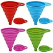 DIYOO 4 in 1 Multi-function Funnel Set Wide Mouth Plastic Funnel Filter ...