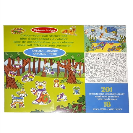 Melissa & Doug Colour Your Own Sticker Pad Animals 4+ | Walmart Canada