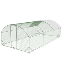 2025 New Large Metal Chicken Coop, Outdoor Wire Mesh Poultry Cage with ...