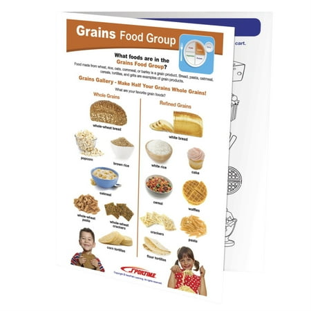 Sportime Grains Food Group Visual Learning Guide, 4 Pages, Grades 1 to ...