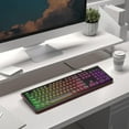 RREGER-USB Wired Computer Keyboard with Backlit - Full Size Office ...