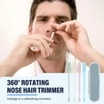 2-in-1 Nasal Hair Cutter with Ear Picker, Nose Hair Trimmer for Men ...