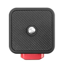 50mm Aluminum Tripod Quick Release Plate Screw Adapter Mount for DSLR ...