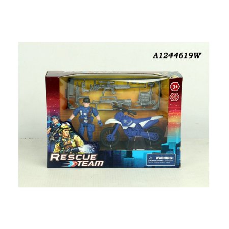 Blue and White Police Rescue Team Playset Children's Toy | Walmart Canada
