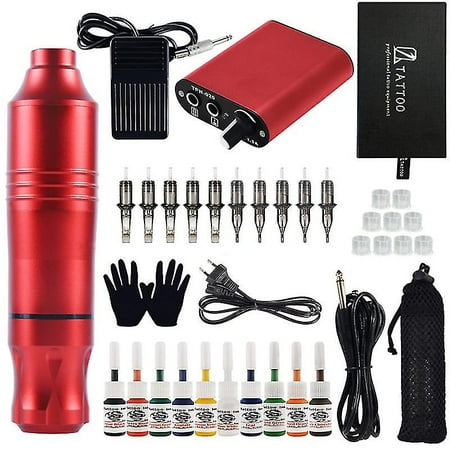 Javelin Apprentice Tattoo Kit 10 Color Begineer Complete Tattoo ...
