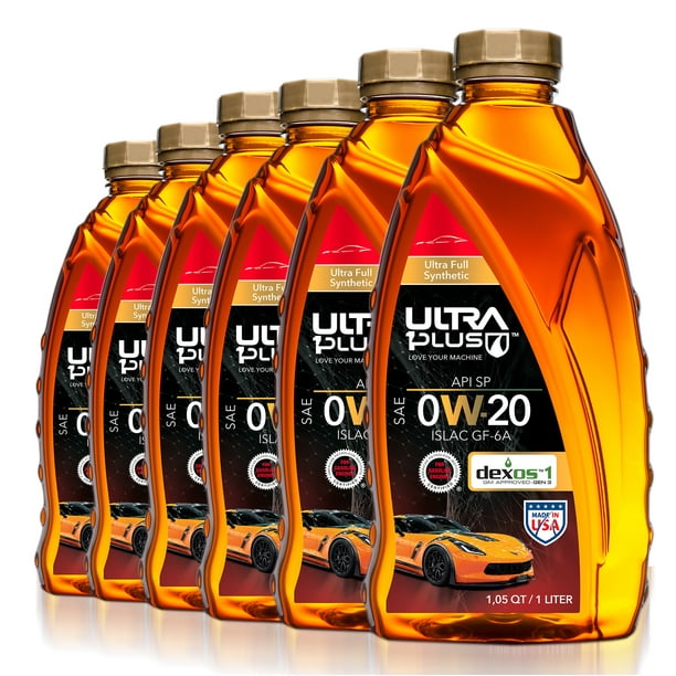 Ultra1Plus™ SAE 0W-20 Full Synthetic Motor Oil, API SP, ILSAC GF-6A ...