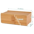 VISWIN 6-Drawer Wood Artist Supply Storage Box with Detach Dividers ...