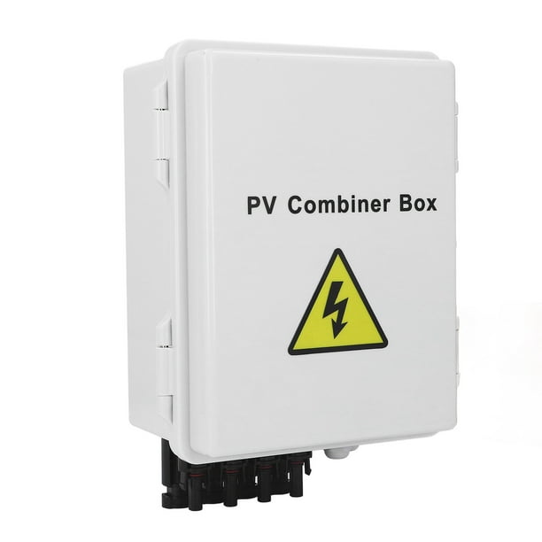 DC Solar PV Combiner Box, 4 String PV Combiner Box Waterproof with 15A ...