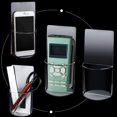 6 Pieces Acrylic Remote Control Holder Transparent Wall Mount Organizer ...