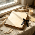 CCOCC 2026 New 8 X 8 Inch Scrap Book,60 Brown Blank Pages Scrapbooks ...