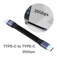 20Gbps USB3.2 TypeC Cable Fast Charging UsbC to UsbC Cable High Speed ...