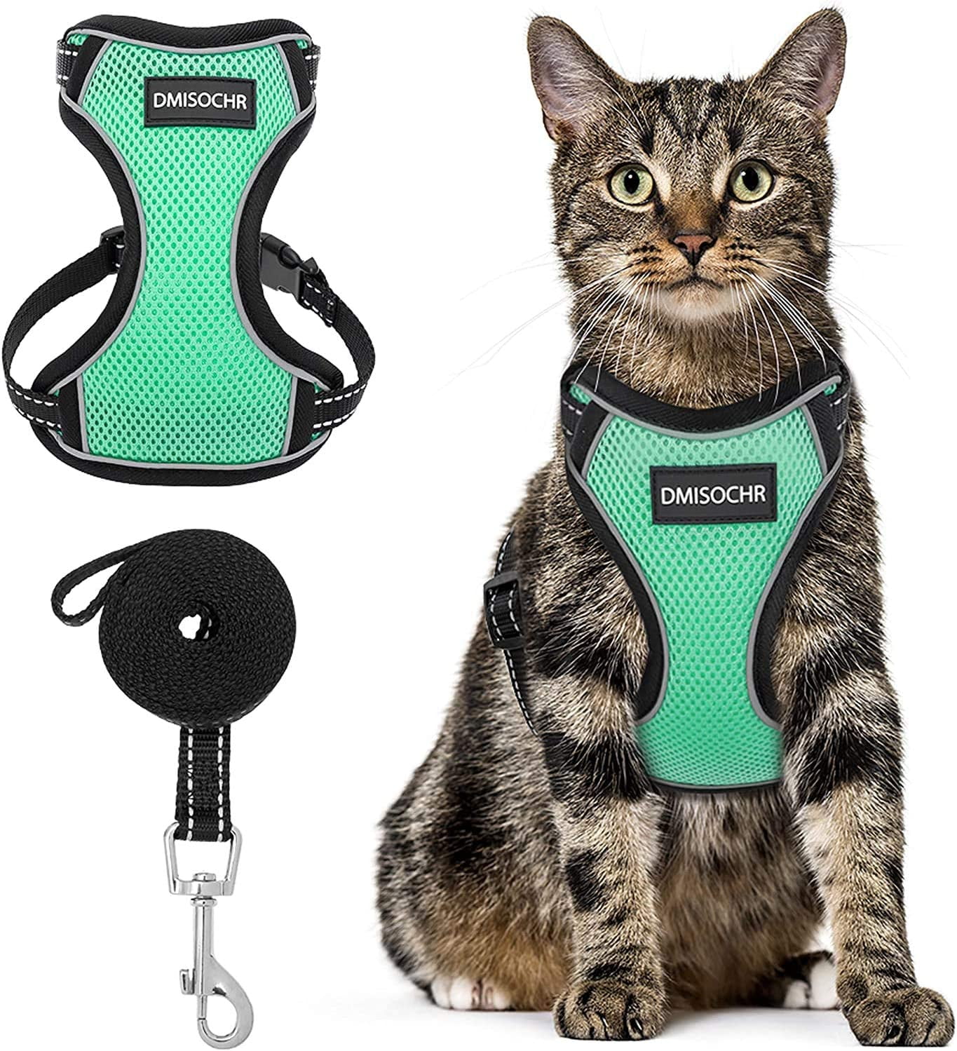 DMISOCHR Cat Harness and Leash Set Escape Proof Cat Vest Harness for ...