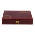 50 Pcs Wood Coin Protection Display Box Storage Case Holder Round Box ...