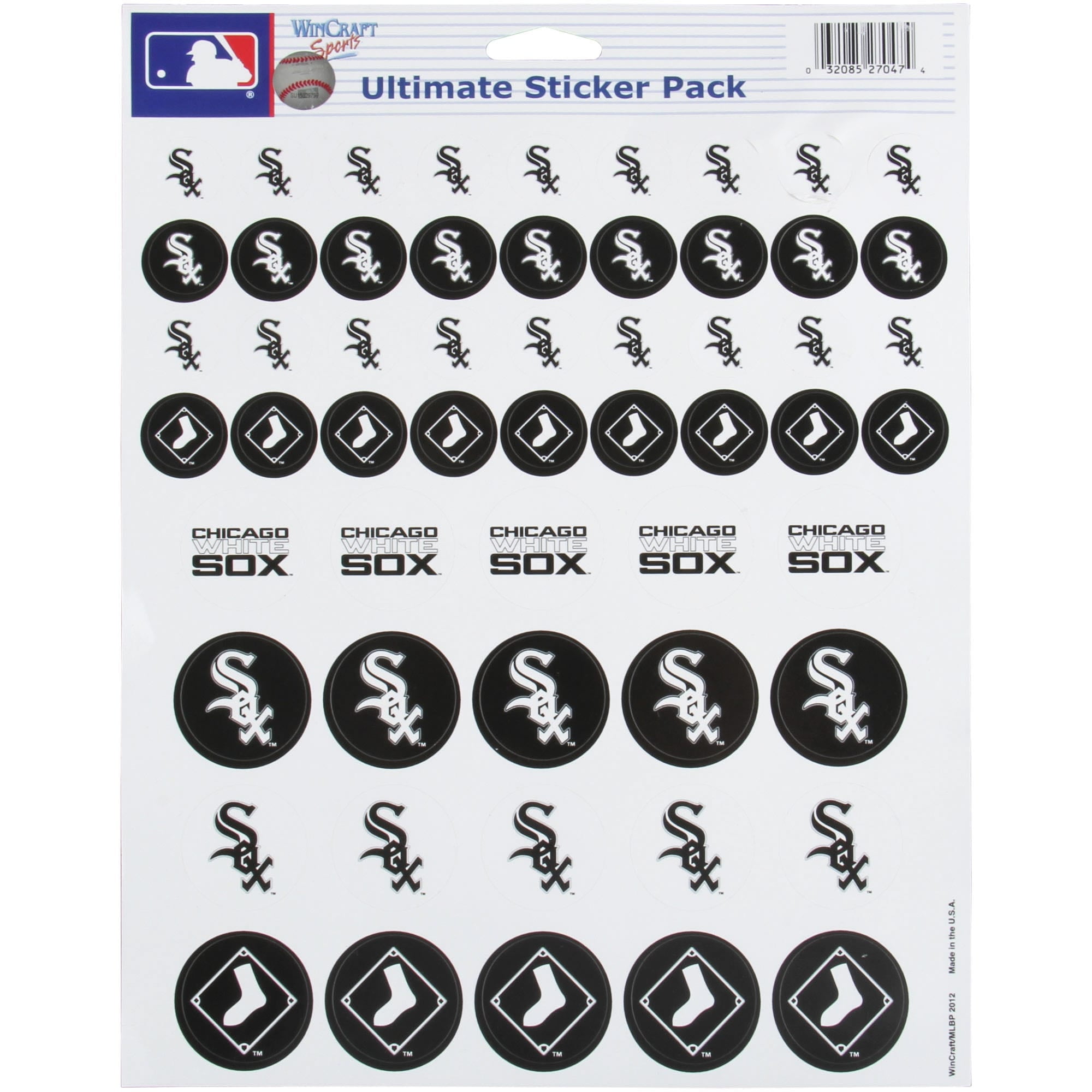Embellishments Craft Supplies & Tools Chicago White Sox Sticker ...