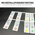 Gzwccvsn Removable Piano Keyboard Note Labels for 61 Keys Reusable ...