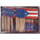 25 Box Wholesale Lot of Puerto Rico Toothpick Flags, 2500 Small Puerto ...