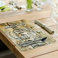 CounterArt "Family Time" 4 Pack Reversible Flexible Plastic Tabletop ...