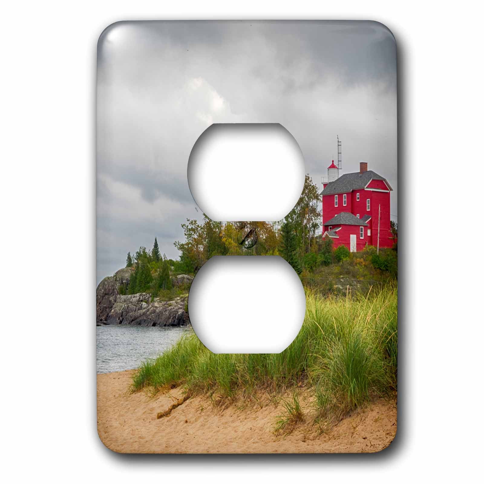 3dRose Michigan, Marquette. Marquette Harbor Lighthouse, bulit 1865 - 2 ...