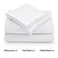 Subrtex 4-Piece Basic Bed Sheets Set, Deep Pocket Bedding Essentials ...