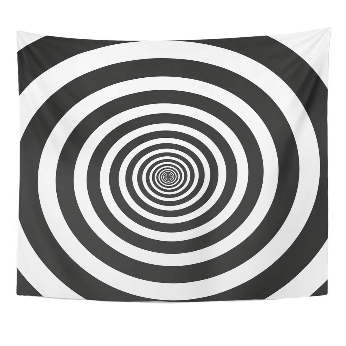 ZEALGNED Black Swirl Spiral with Radial Rays Twirl Twisted Comic Effect ...