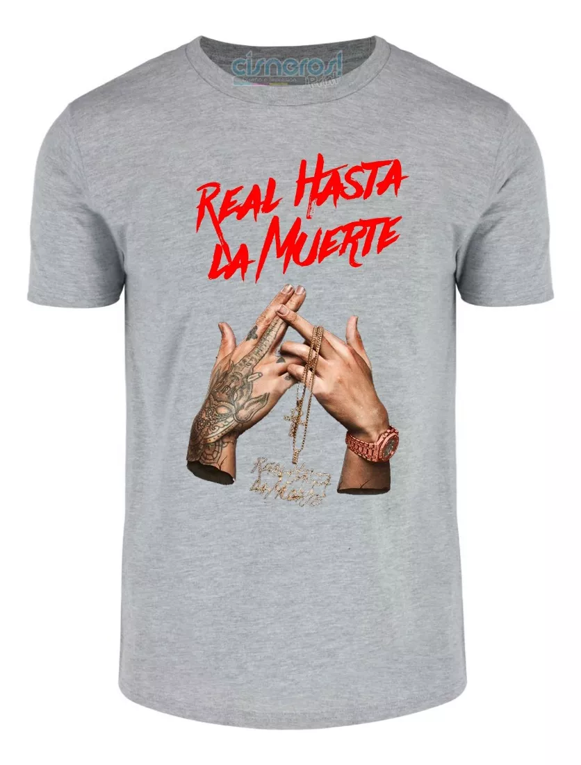 Playera Real Hasta La Muerte Anuel Todas Las Tallas | Bodega Aurrera en ...