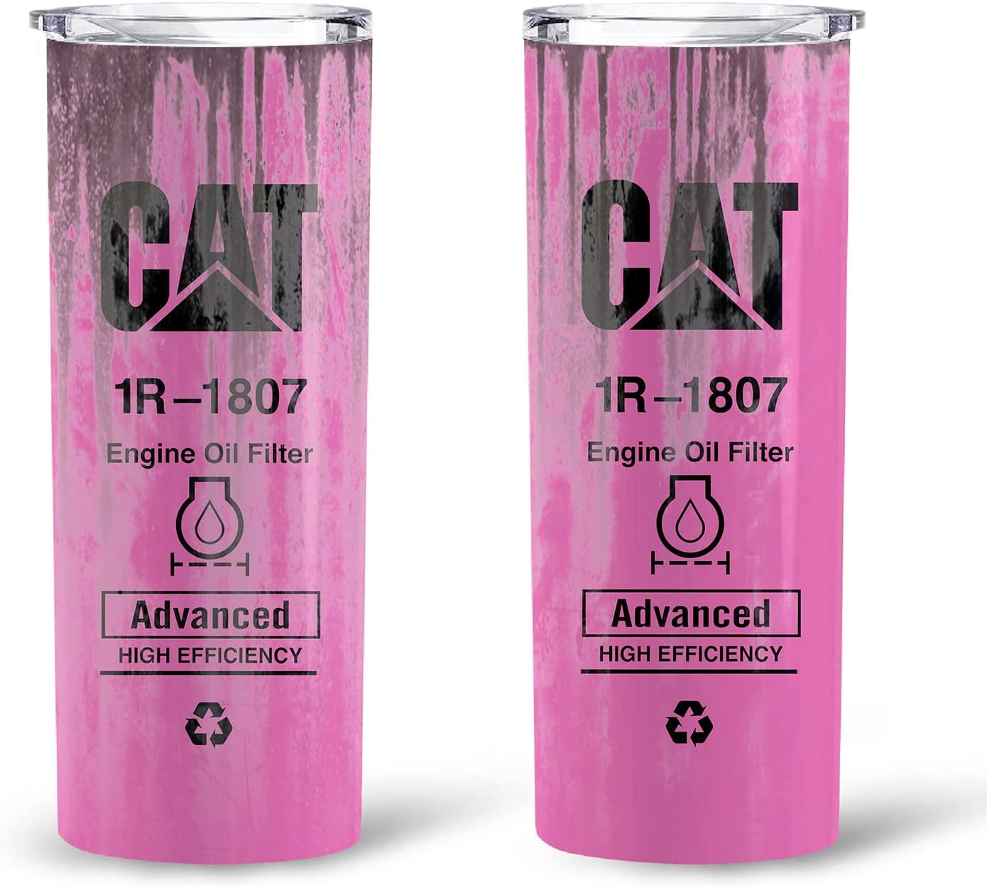 Athenstics Pink CAT 1R 1807 Engine Oil Filter Advanced High Efficiency ...
