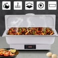 MONIPA 600W Roll Top Stainless Steel Chafer Complete Set 14L/ 14QT ...