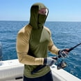 Bbyeadc Men's Sun Block Apparel UPF 50+ With Face Shield Hooded Tops ...