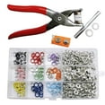 10 Colors Snap Fasteners Set Professional Metal Snap Fasteners with ...