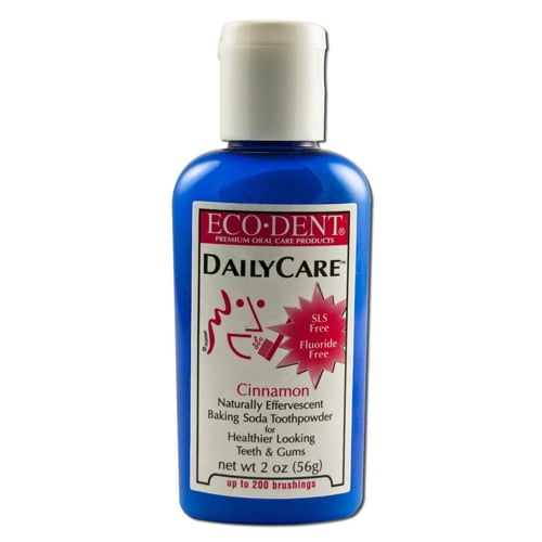 Eco Dent Daily Care Tooth Powder, Cinnamon - 2 Oz, 6 Pack - Walmart.com