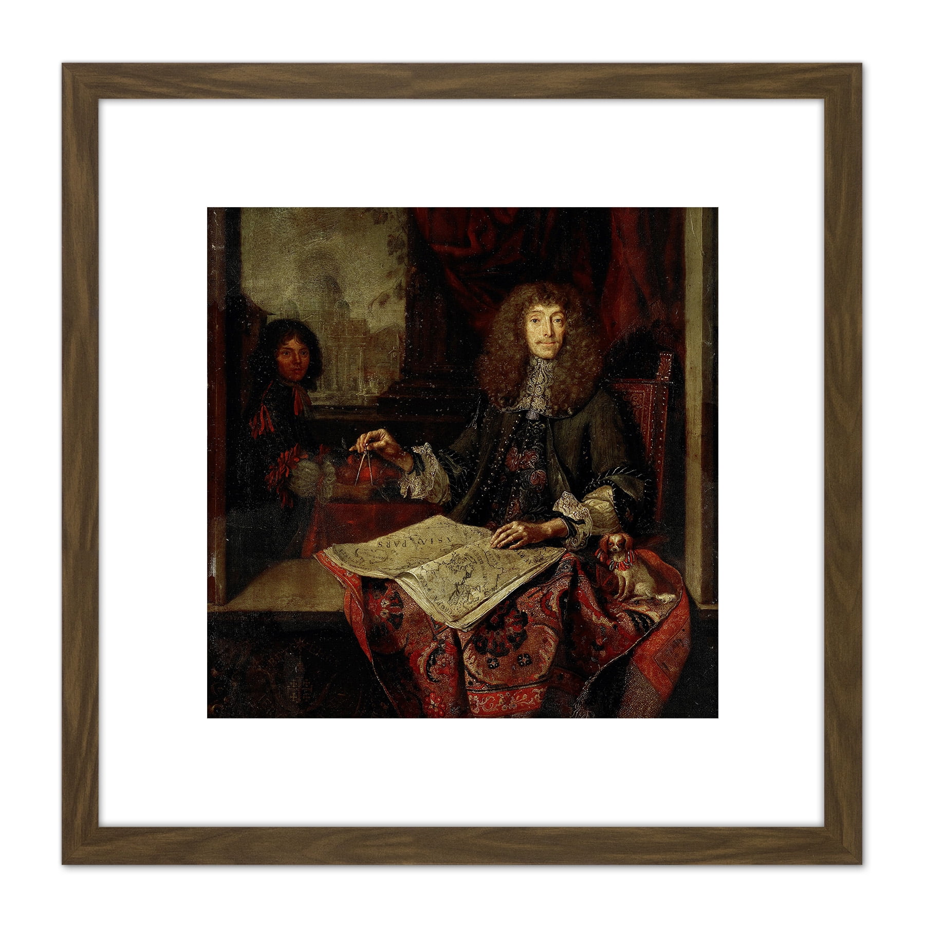 Toorenvliet Portrait Carel Quina Knight Explorer 8X8 Inch Square Wooden ...