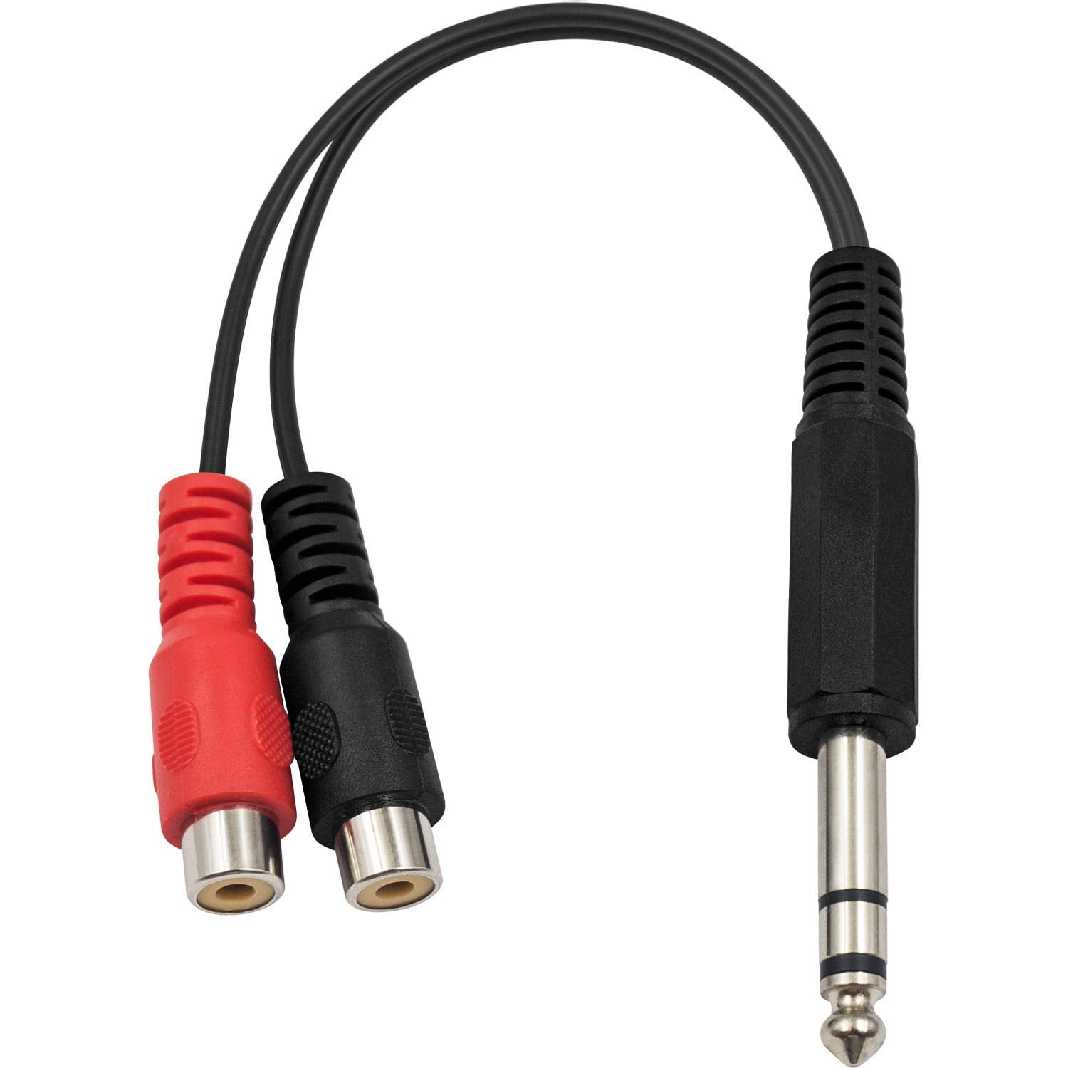RCA to 1/4 Adapter, RCA Female to 1/4 '' Splitter Cable, 6.35mm 1/4 ...
