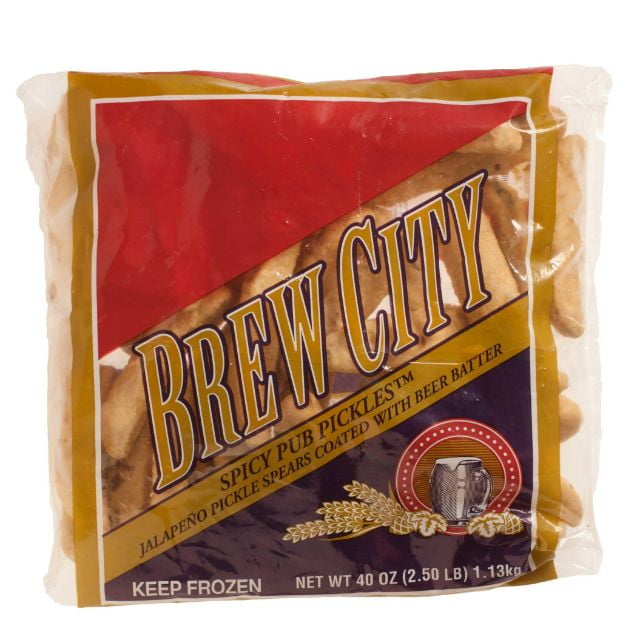 McCain Brew City Beer Battered Spicy Pub Pickle - Appetizer, 2.5 Pound ...