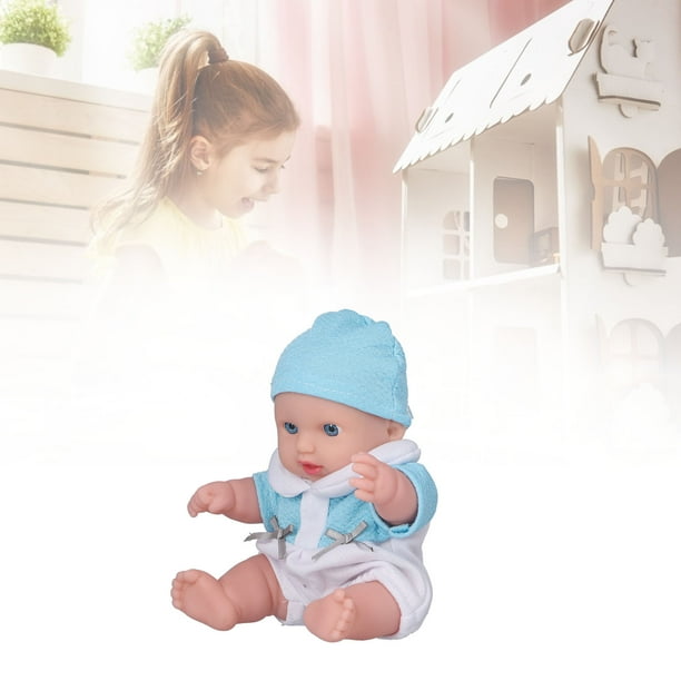 Newborn Baby Dolls Simulation Baby Doll For Kids For Children Blue
