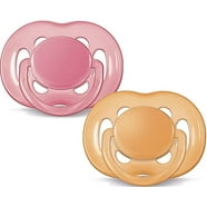 Philips Avent Soothie Pacifier, 0-3 Months, Pink/Purple, 2 Pack, SCF190 ...