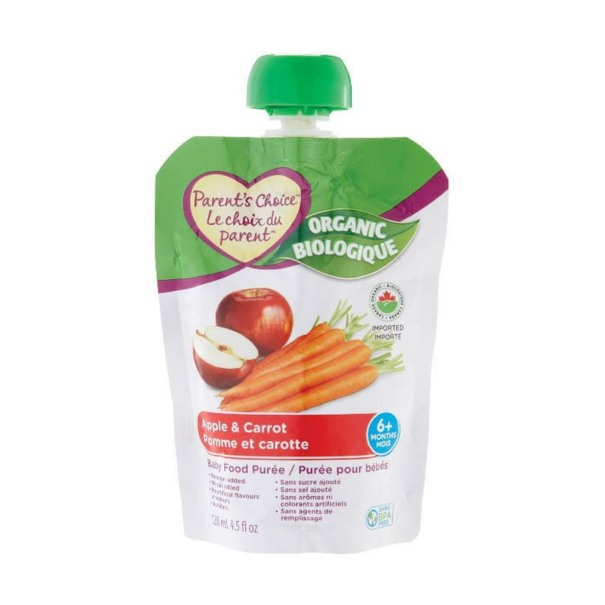 Click here for Parents Choice Organic Apple & Carrot Baby Food Pu... prices