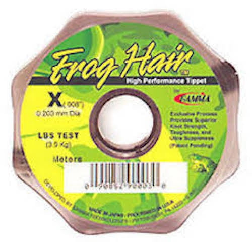 Frog Hair Technologies Tippet/Leader Material 30m 5X - Fly Fishing ...