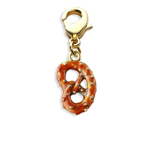 Pretzel Charm Dangle in Gold - Walmart.com