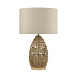 Elk Home 15.5-Inch Wide Husk Table Lamp, Transitional, Natural ...
