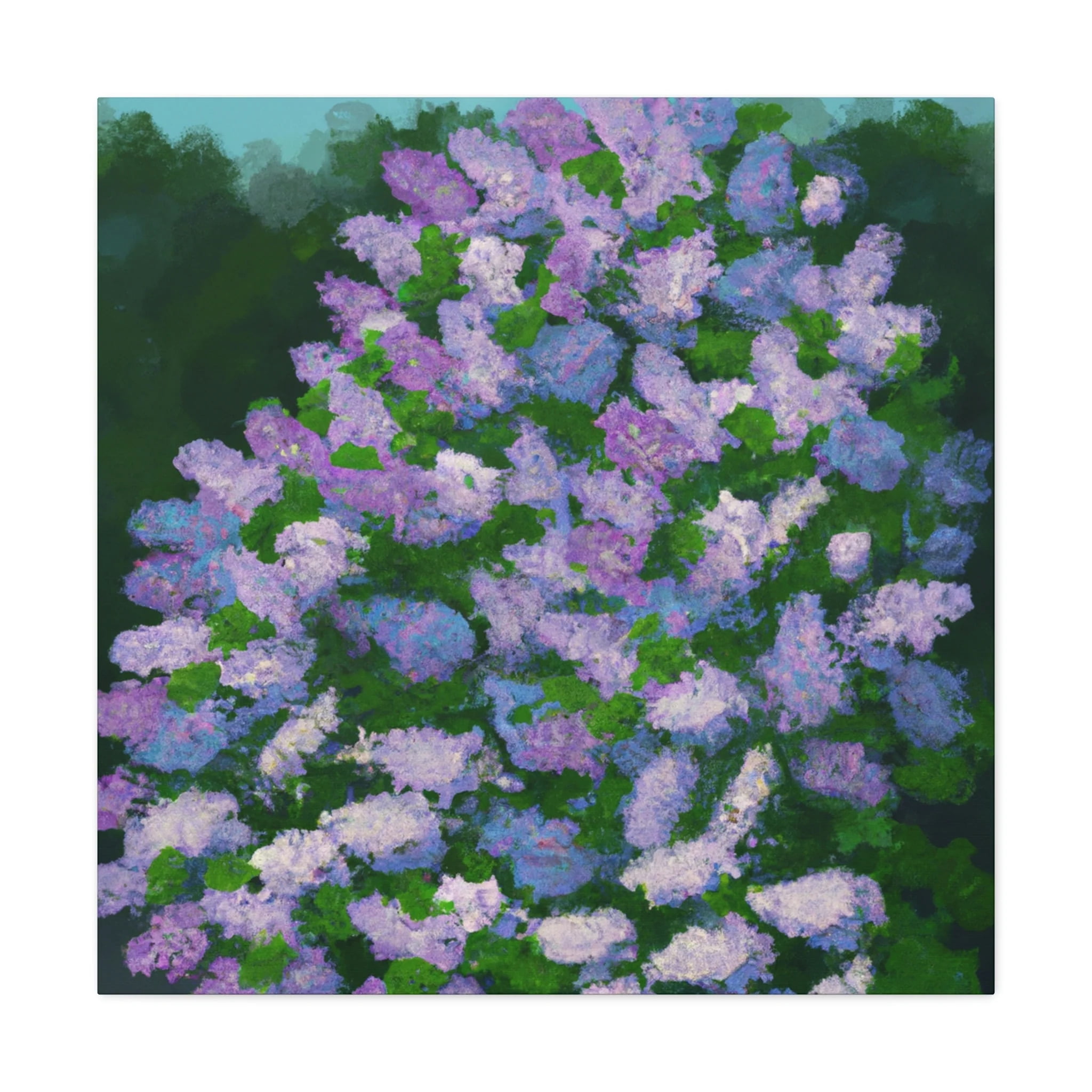 Lilac Petal Abstraction - Canvas - Walmart.com