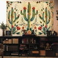 Custom Size Tapestry Western Scenery Wall Tapestry Cactus Tapestries ...
