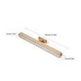 EDHITNR LED Wooden Wall Light, 360° Rotatable Dimmable Rechargeable ...
