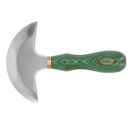 Round Head Knife Stainless Steel High Sharpness Wooden Handle Easy ...