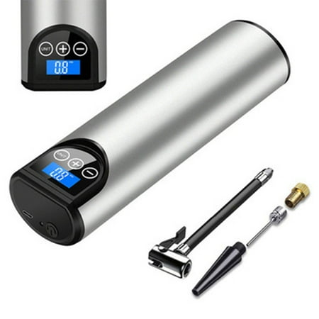 Portable Air Compressor, Mini Electric Air Pump, 150PSI Digital Tire ...