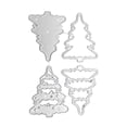 BETTERLIFE 4pcs Christmas Tree Dies Metal Cutting Die Scrapbooking ...