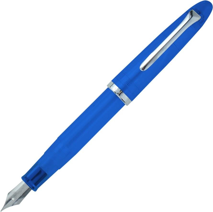 Sailor Compass 1911 Compass Transparent Blue Steel Fountain Pen ...