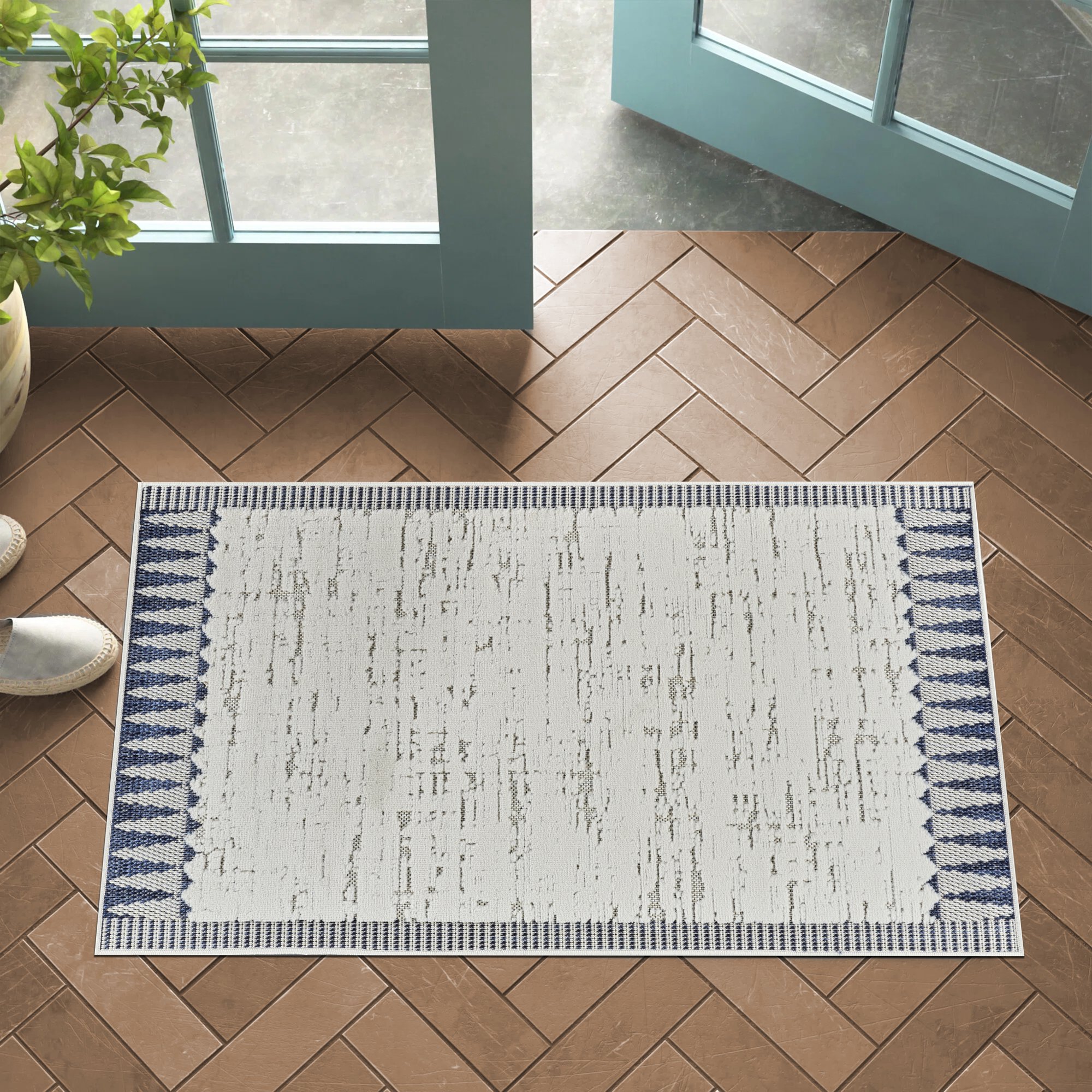 Click here for Rug Branch Maise Vintage Indoor Outdoor Area Rug... prices