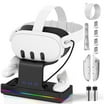 Charging Dock for Oculus/Meta Quest 3- Magnetic Docking Station with ...