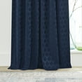 Better Homes & Gardens Jacquard Velvet Blackout Curtain Panel Blue Cove ...